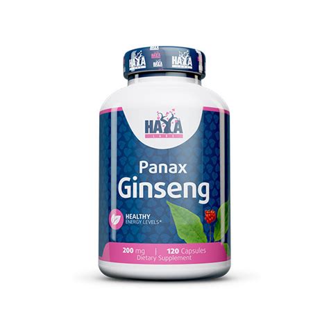 ХРАНИТЕЛНИ ДОБАВКИ Стрес и нервно напрежение Китайски женшен 200mg капсули х 120 Haya Labs