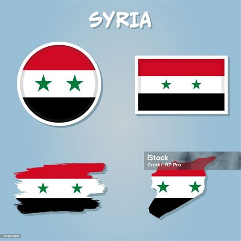 シリアの旗の地図背景にシリアの国のシルエットと国旗 アイコンのベクターアート素材や画像を多数ご用意 アイコン アジア大陸