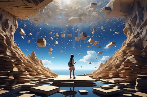 Premium Photo Unlock Your Potential Futuristic Immersive Learning