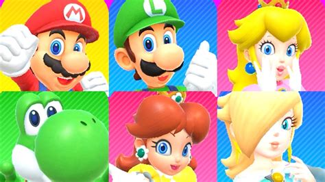 Mario Party Superstars All Characters YouTube