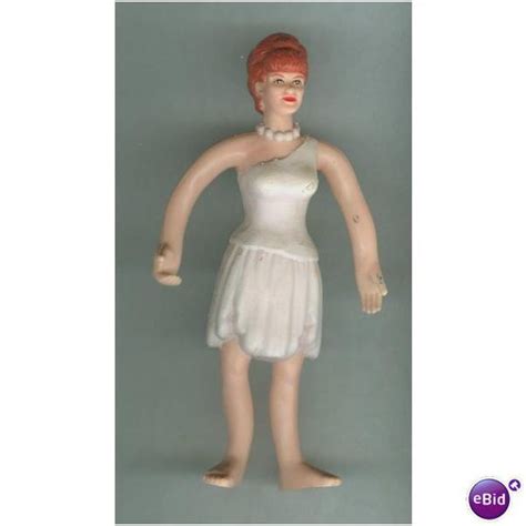 1993 Mattel The Flintstones Movie Wilma Flintstone Bendable Figure On