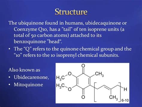 Coenzyme Q10 Ubiquinone