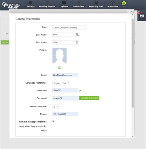 Adding A New User In GuardTek Guardtek Smartforce