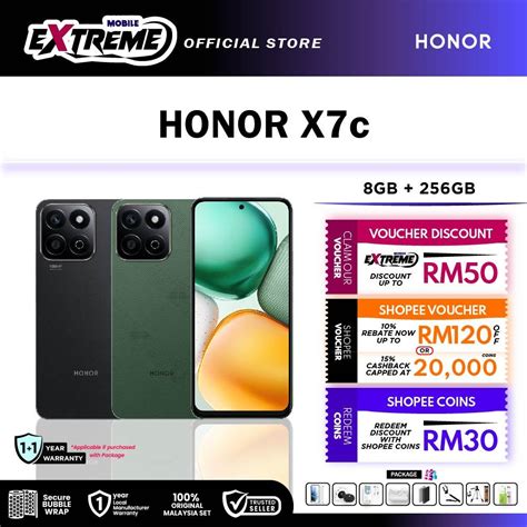Honor X7c 8gb Ram 256gb Rom Honor 90 5g Original Honor Malaysia