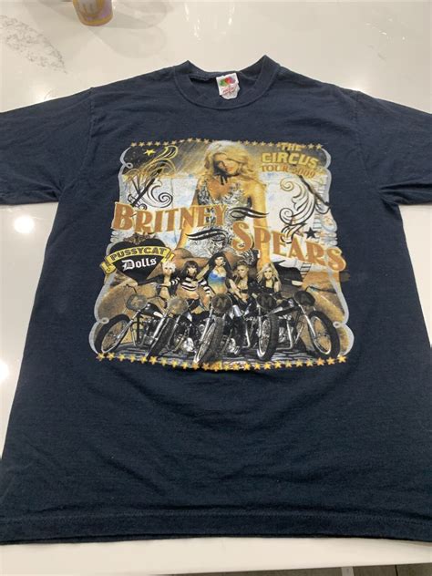 Britney Spears Pussycat Dolls The Circus Vintage T Sh Gem