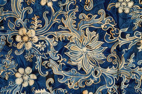 A Batik Texture Background Features Intricate Hand Dyed Patterns With