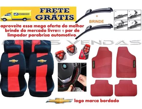 Kit Capas Bancos Pedaleira Tapetes Volante Corsa Wind 96 Parcelamento