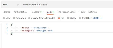 Erro 405 No Postman Metodo Atualizar Spring Boot Api Rest Construa Uma Api Alura Cursos