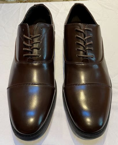 Unlisted By Kenneth Cole Mens 95 Us Half Time Oxford Brown Dress