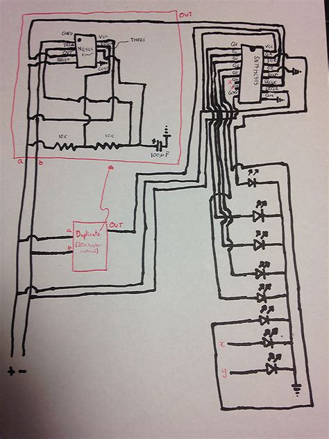 555 Shift Register Led Display Not Working Electrical Engineering