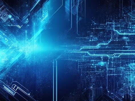 abstract blue circuit background technology concept 3d rendering toned