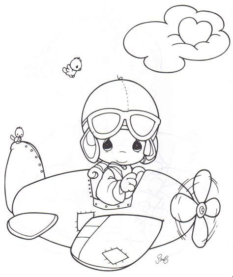 Dibujos Para Colorear Precious Moments