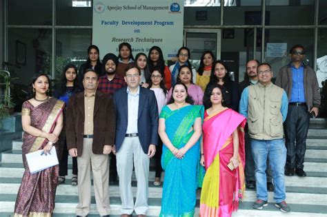 Fdp On Research Techniques Apeejay School Of Management Dwarka
