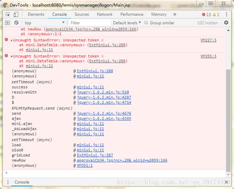 uncaught syntaxerror unexpected token ‘ ‘错误解决 程序员大本营
