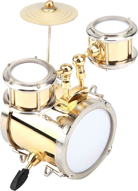 Miniature Drum Ornament Brass Mini Miniature Musical