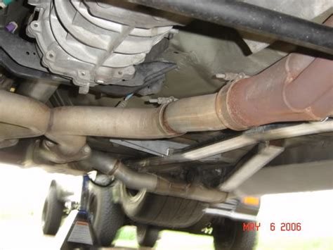 Subframe Connectors For A Cobra R Exhaust
