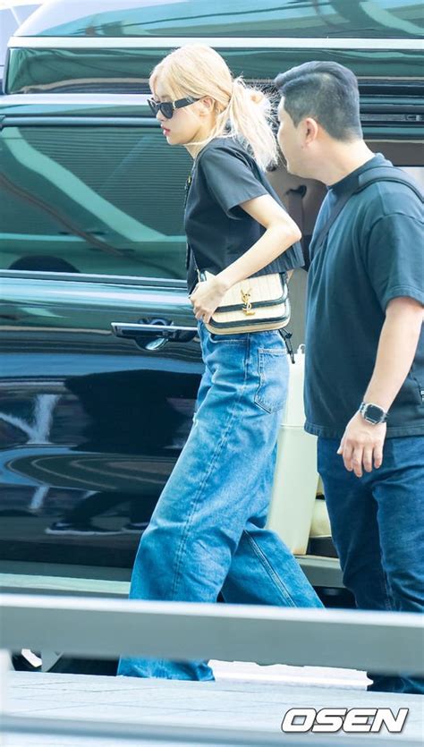 사진 블랙핑크 로제시크한 하차 네이트 연예