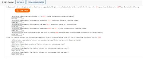 Solved A What Is The Z Score When Compute P X