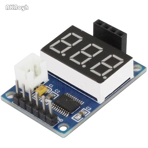 ultrasonic rangefinder module hc sr04 test board serial output digital tube display rangefinder