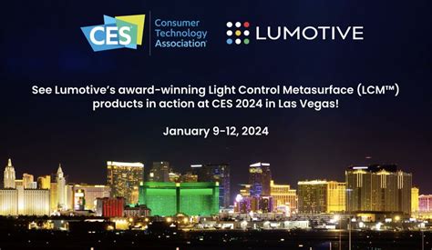 Lumotive On Linkedin Ces2024 Lidar 3dsensing