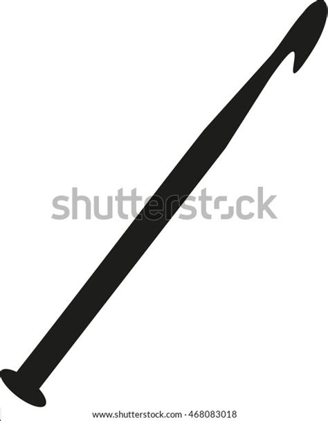 Crochet Needle Stock Vector Royalty Free 468083018 Shutterstock
