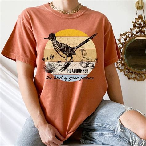 Roadrunner Shirt Graphic Tees For Women Bird Watcher T Bird