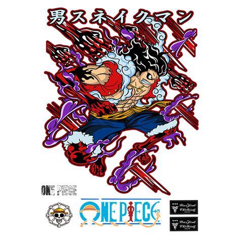 Estampa Digital Em DTF One Piece 49147 Grupo Criativous