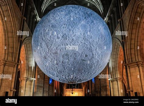 Museum Of The Moon By Luke Jerram Installation At Southwark Cathedral
