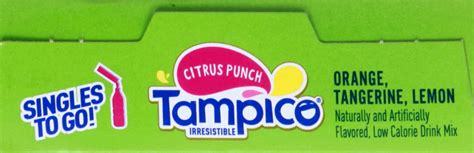 Tampico Drink Mix Zero Sugar Citrus Punch 6 Ct Shipt