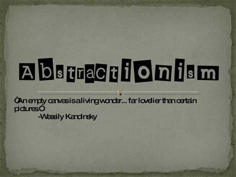 E Abstractionism Ppt