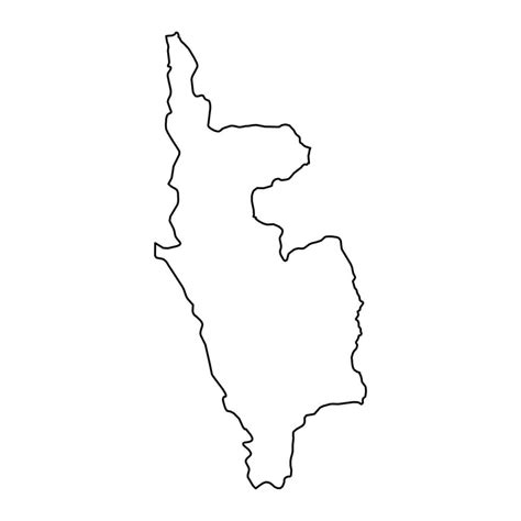 Magway Region Map Administrative Division Of Myanmar Vector