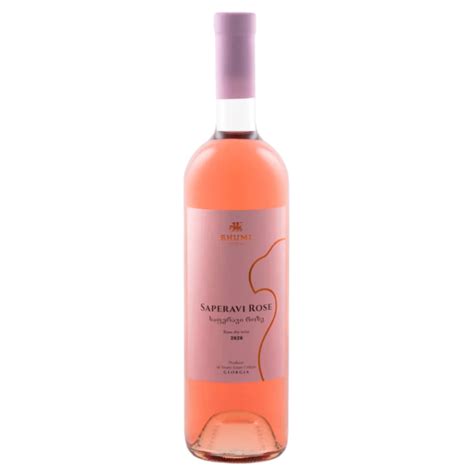 Shumi Saperavi Rosé Semi Dry Rosé Wine From Kakheti Georgia Georgian Wine Shop