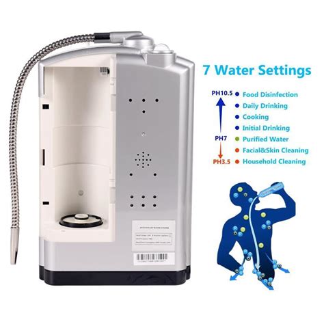 Chemical Purification Plumbed In Water Cooler Ionizer China Alkaline
