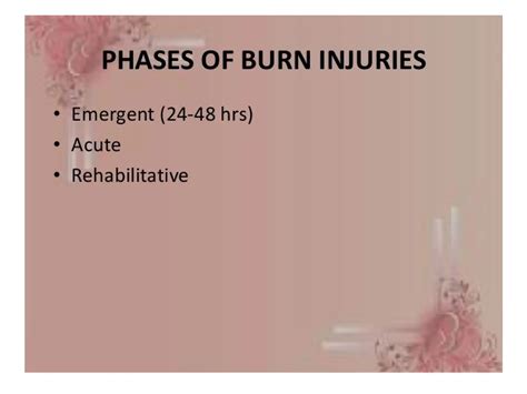 Burns Degree Of Burns Types Of Burns Classification Of Burns Ppt