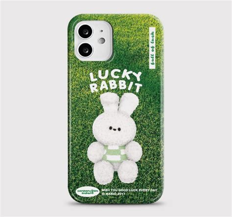 무광하드 행운토끼 아이폰케이스 갤럭시 핸드폰 휴대폰 아이폰14 13 12 11 X Xs Xr 8 7 6 Se2 Se3 프로