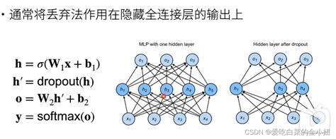 Dive into Deep Learning 动手学深度学习李沐4 6 暂退法 Dropout 学习笔记 4 6 暂退法