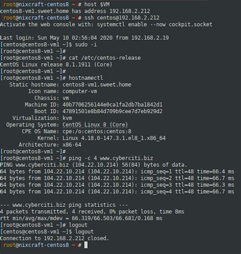 How To Install Kvm On Centos Headless Server Nixcraft