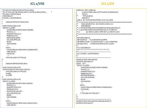 Exemples De Migration De JCL Mainframe IBM Z VSE Vers JCL Mainframe IBM