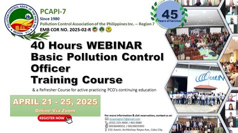 Online 40 Hour Basic Pollution Control Officer Pco Training Course Pcapi 7