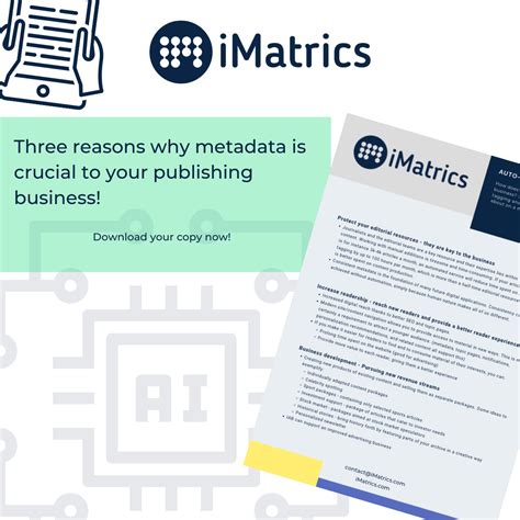 Three Reasons Why Metadata Is Crucial To Your Publishing Business