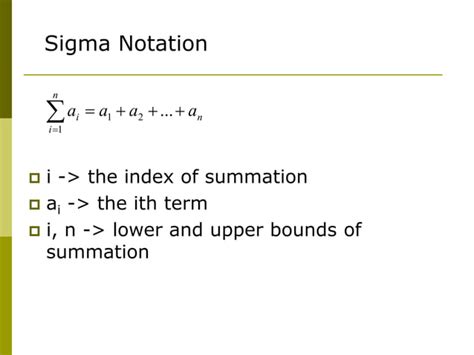 Sigmanotationppt