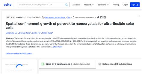 Spatial Confinement Growth Of Perovskite Nanocrystals For Ultra