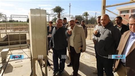 رئيس مياه أسيوط يتفقد محطة معالجة صرف صحى أبنوب والفتح لمتابعة سير العمل