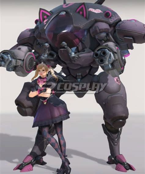 Overwatch Ow Black Cat Dva Dva Hana Song Skin Cosplay Costume