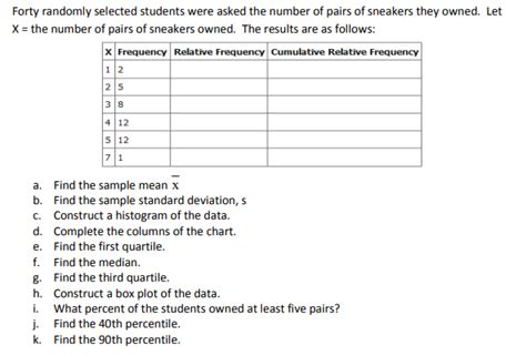 Solved Forty Randomly Selected Students Were Asked The Chegg