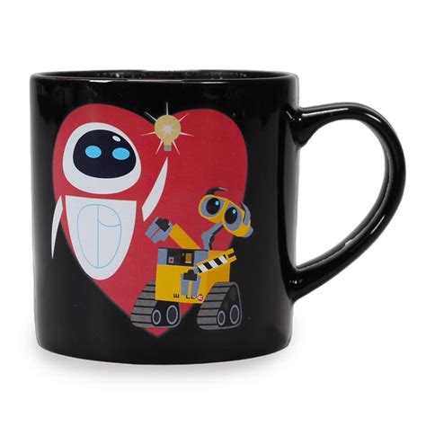 Wall E Eve Thermoeffekt Tasse Disney Wall E