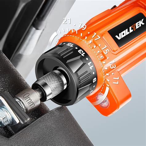 Volltek Destornillador inalámbrico destornillador eléctrico de 8 V máx