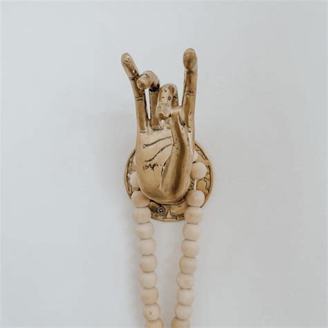 Large Brassh Hand Hook Bowhome