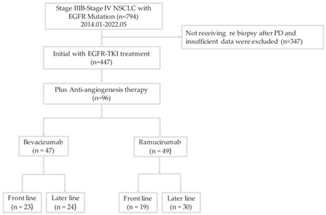 Flowchart Of Patient Enrollment Egfr Epidermal Growth Factor