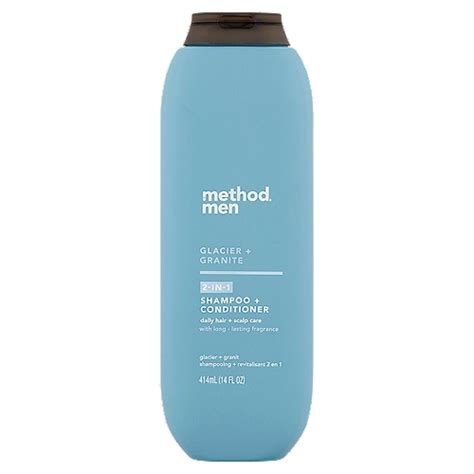 Method Men Glacier Granite 2 In 1 Shampoo Conditioner 14 Fl Oz